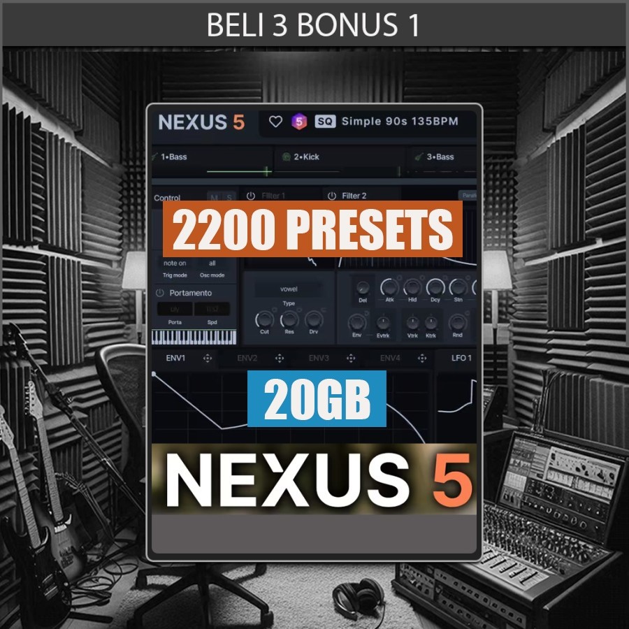 Jual REFX Nexus 5 - Full 2200 Presets 20GB | Shopee Indonesia