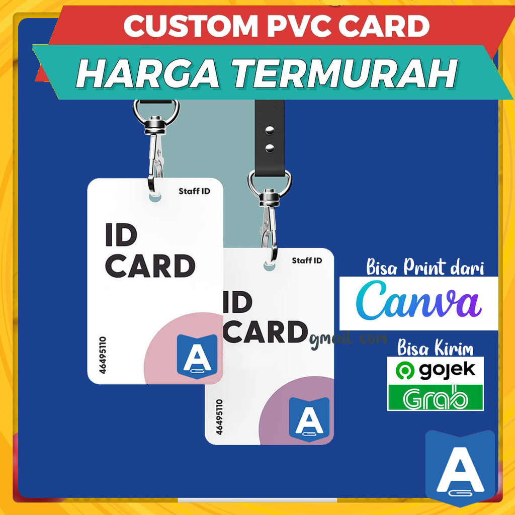 Jual Cetak ID Card / Plastic PVC / Kartu Member / ID Card Karyawan - Afbi Print | Shopee Indonesia