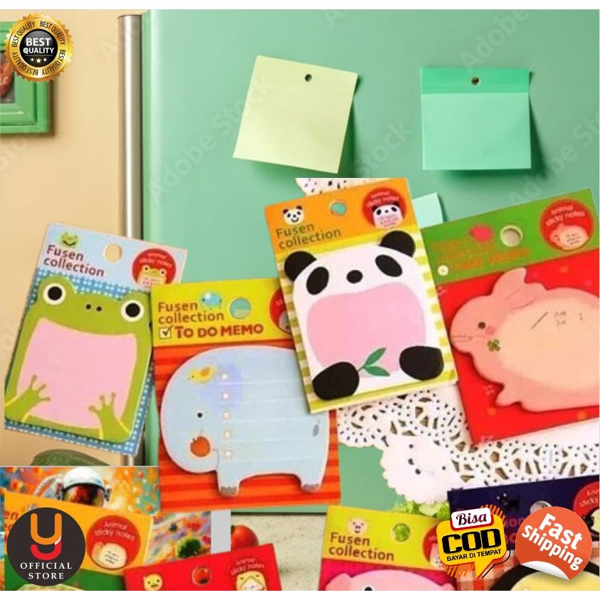 Jual Kertas Sticky Notes Memmo Catatan Pengingat Reminder Tempel ...