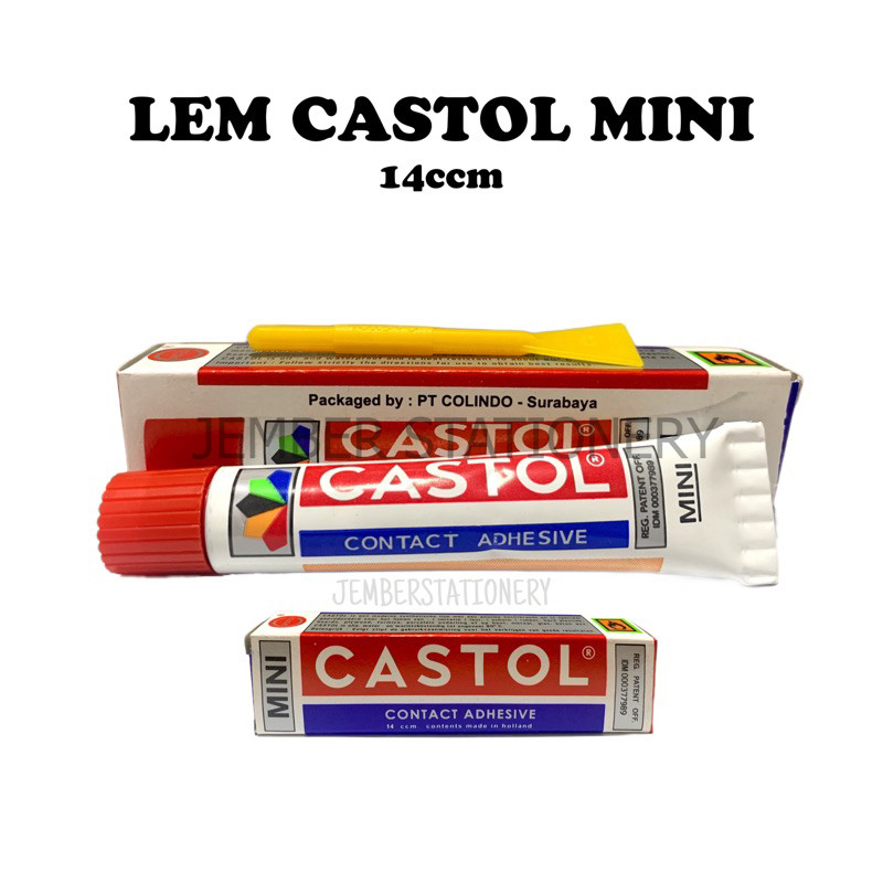 Jual (1biji ) Lem Castol Mini 14ccm | Shopee Indonesia