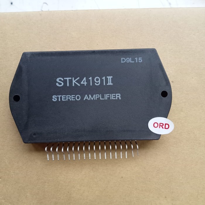 Jual Transistor Semikonduktor STK4191 MK II ORG IC / STK 4191 MK II ...