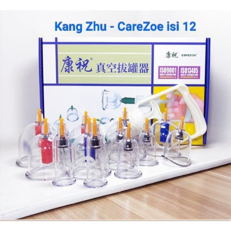 Jual ALAT TERAPI BEKAM/ KOP ANGIN /HIJAMAH/CUPPING MREK KANGZHU/ CAREZOE ISI 12 CUP ASLI ...
