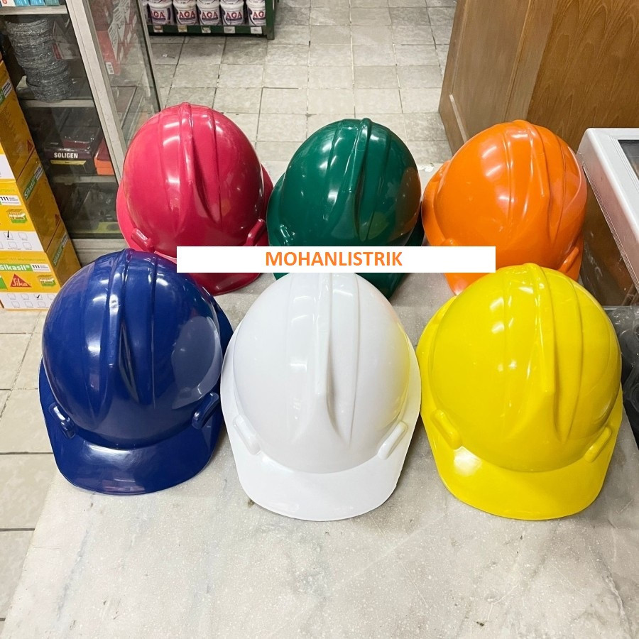 Jual Helm Tukang Proyek Keselamatan Helmet Standart Topi Pekerja Alat ...