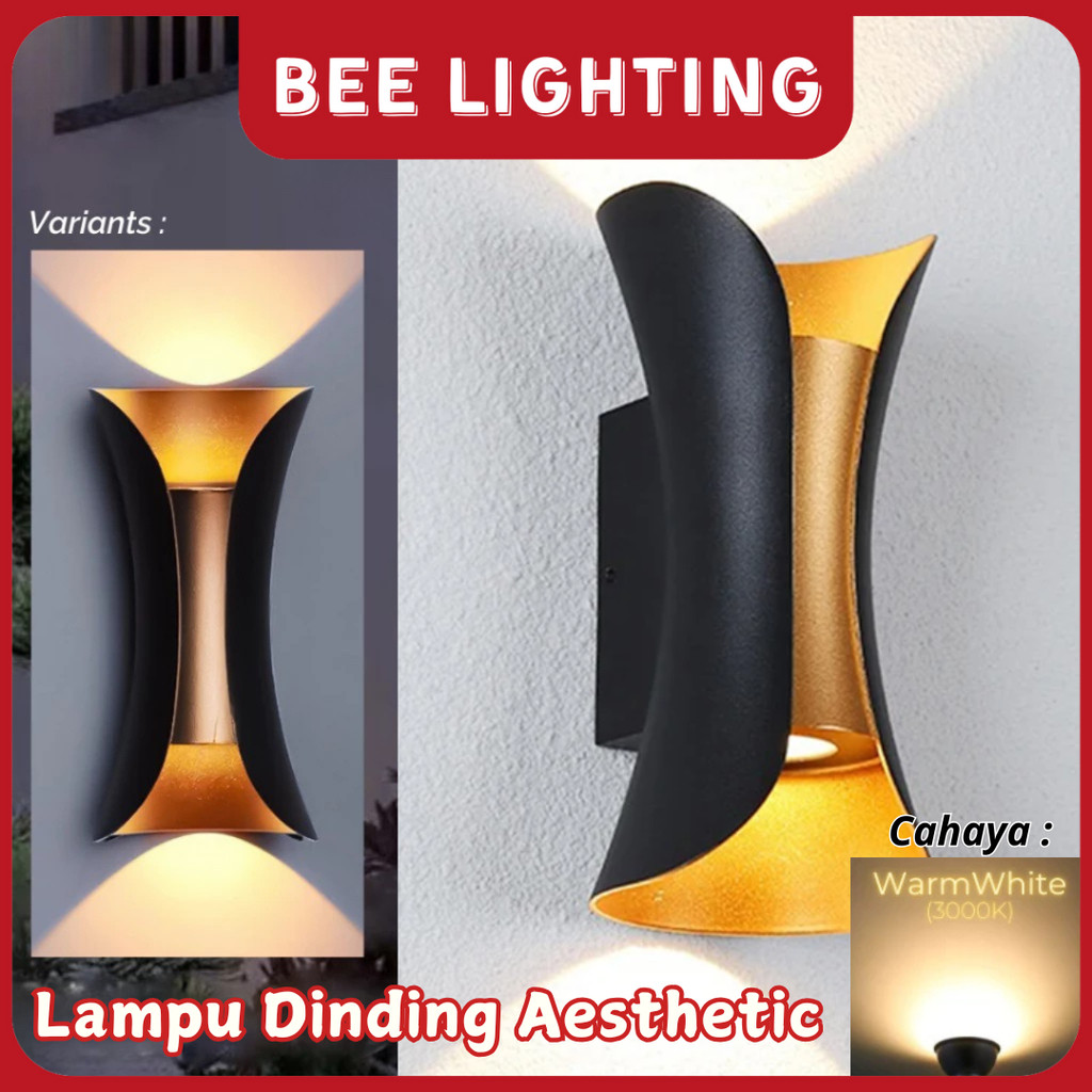 Jual BEE LIGHTING (GARANSI 1 TAHUN) Lampu Dinding Tahan Air Aluminium ...