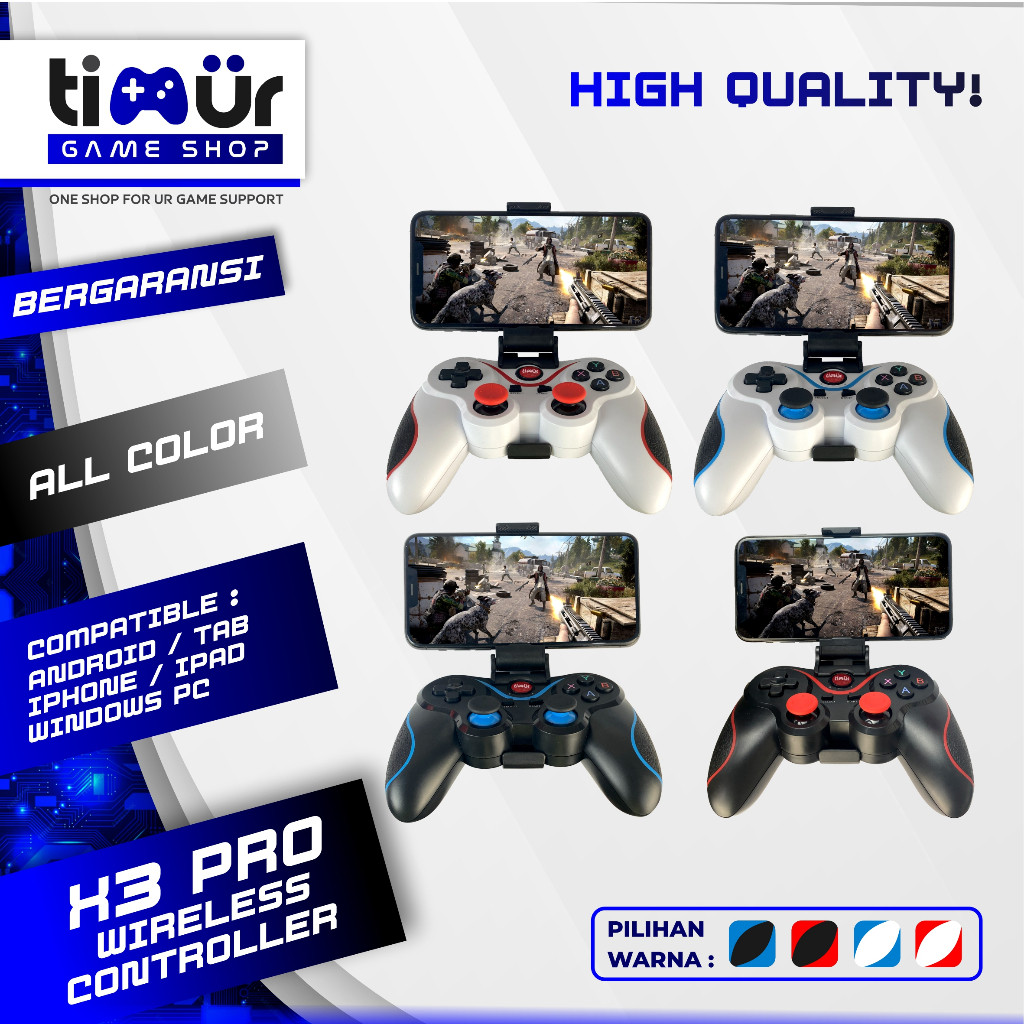 Jual Stik Stick Gamepad Wireless Joystick Bluetooth HP PC Laptop ...