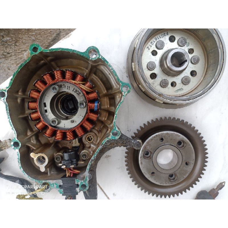 Jual spul magned gigi one way +kalter kiri bak magnet Yamaha Vixion old ...