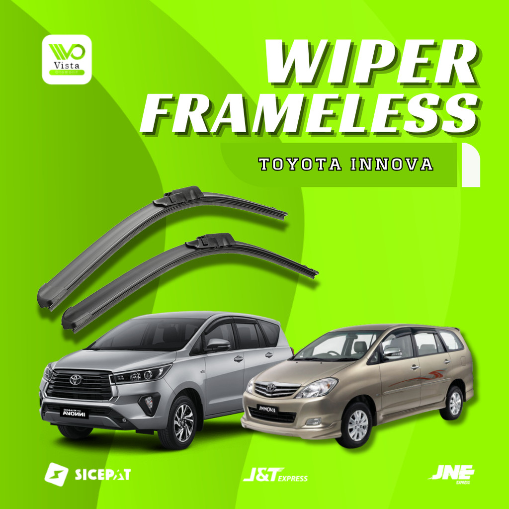 Jual Wiper Mobil Frameless Toyota Kijang Innova / All New Innova / Reborn / Zenix / Venturer 1 ...