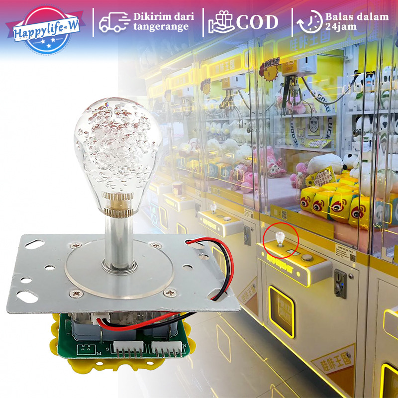 Jual Gamepad Arcade Module Arcade Joystick Game Lampu Led 7 Warna Stick ...