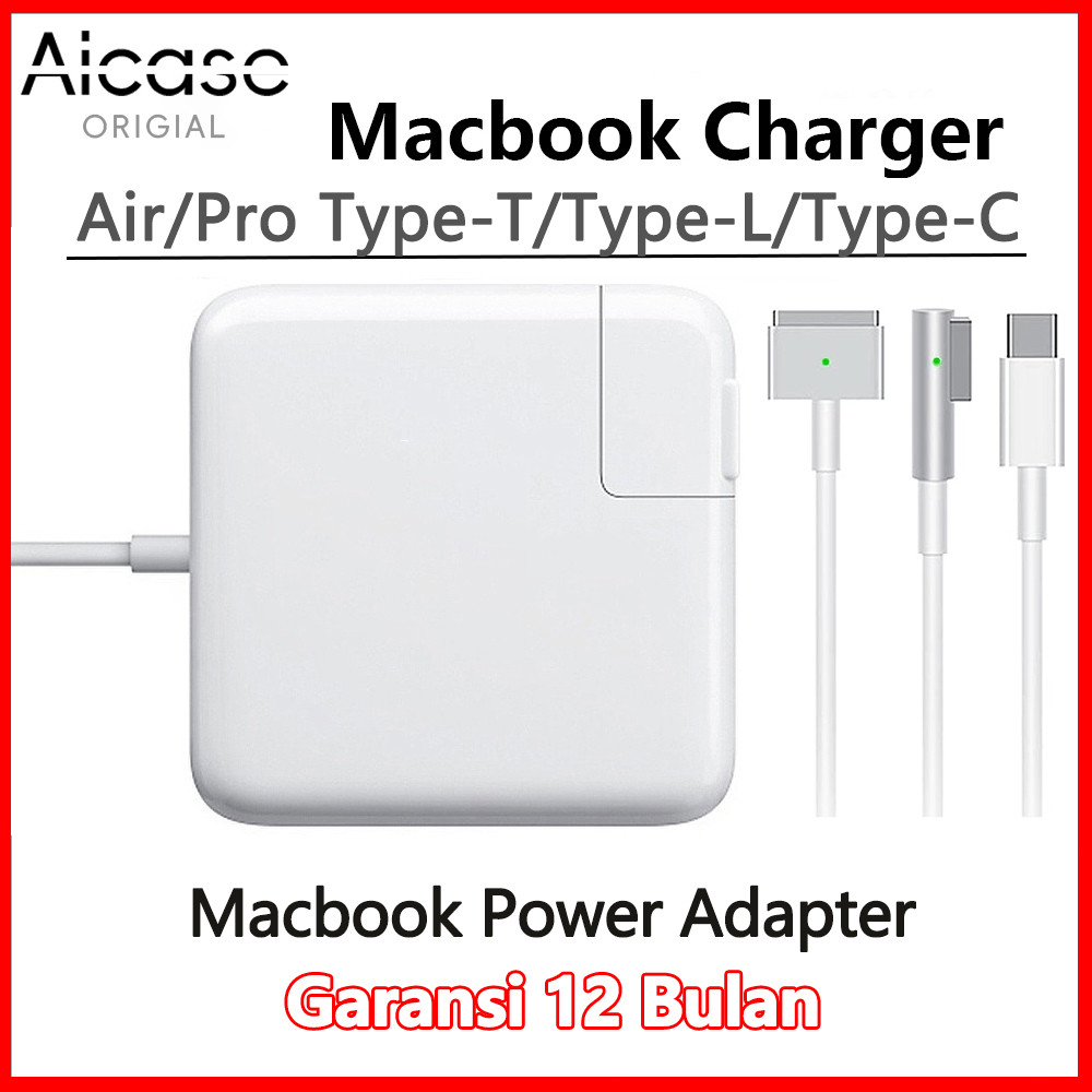 Jual AICASC- CHARGER Macbook Pro/Air adaptor IPAD charge Type C 2017/2015/2012/2013/2014/2016 ...