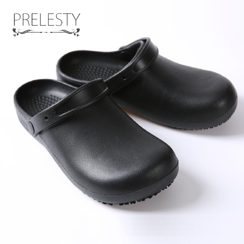 Jual Chef Shoes Sepatu Kitchen Pria Selop Slip On Clog Original Sepatu ...