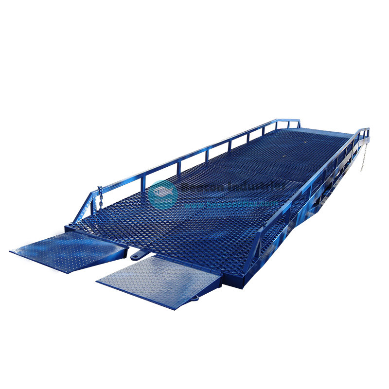 Jual 10 ton 12 ton 15 ton dock ramp car hydraulic yard ramps portable ...