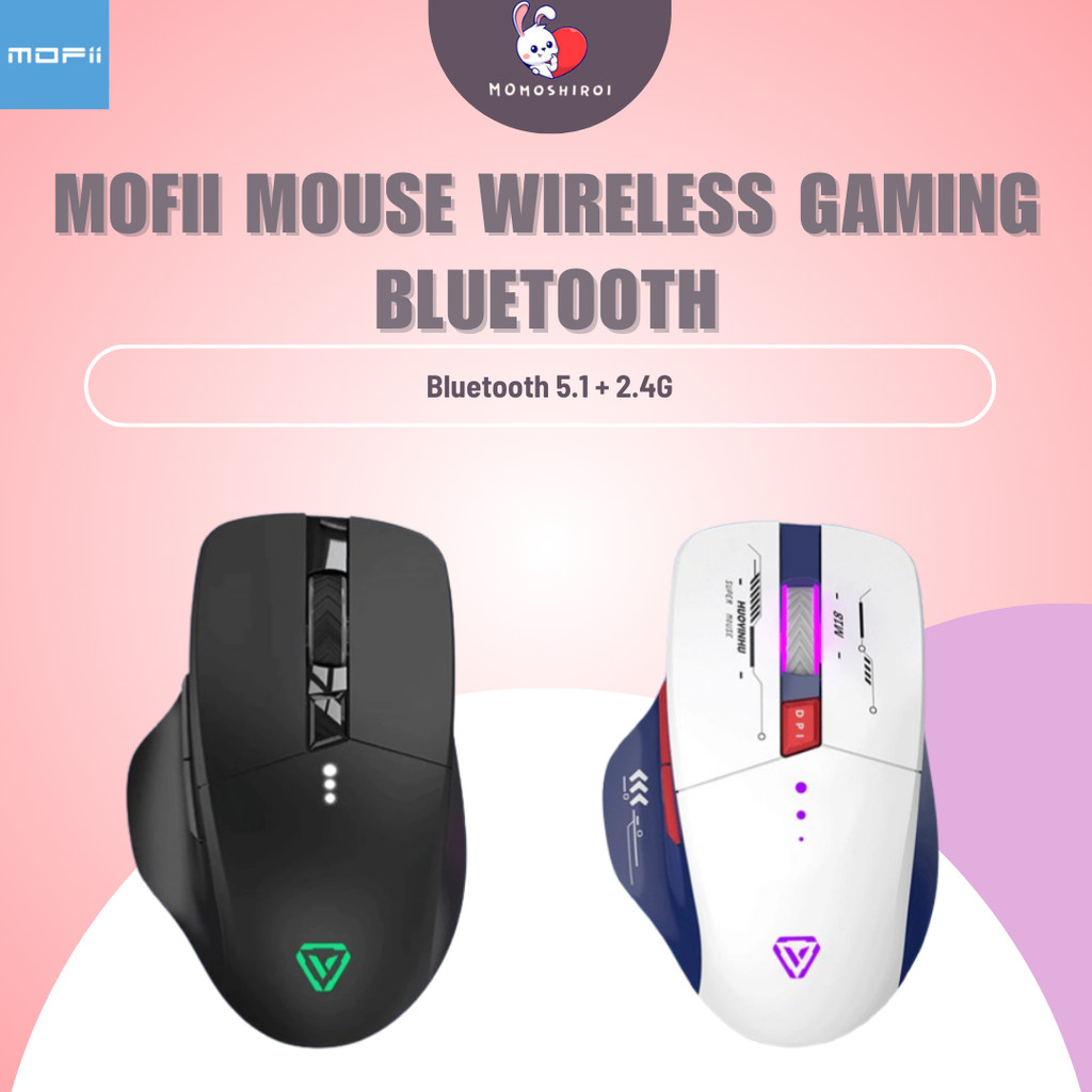 Jual MOFii Mouse Bluetooth Version Wireless Gaming Rechargeable Baterai ...