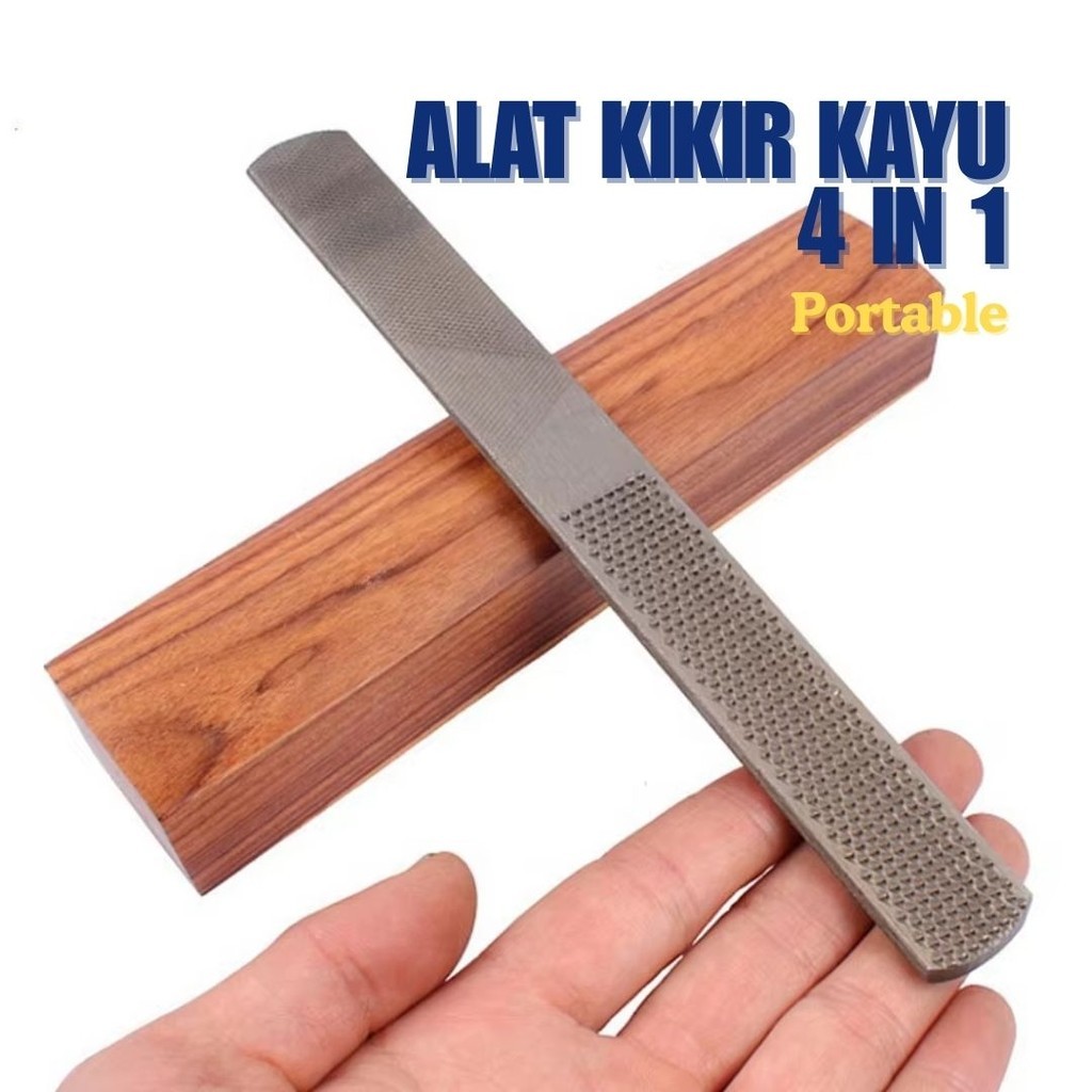 Jual Alat Kikir Kayu 4 in 1 Portable Datar Baja Metal Steel DIY Wood ...