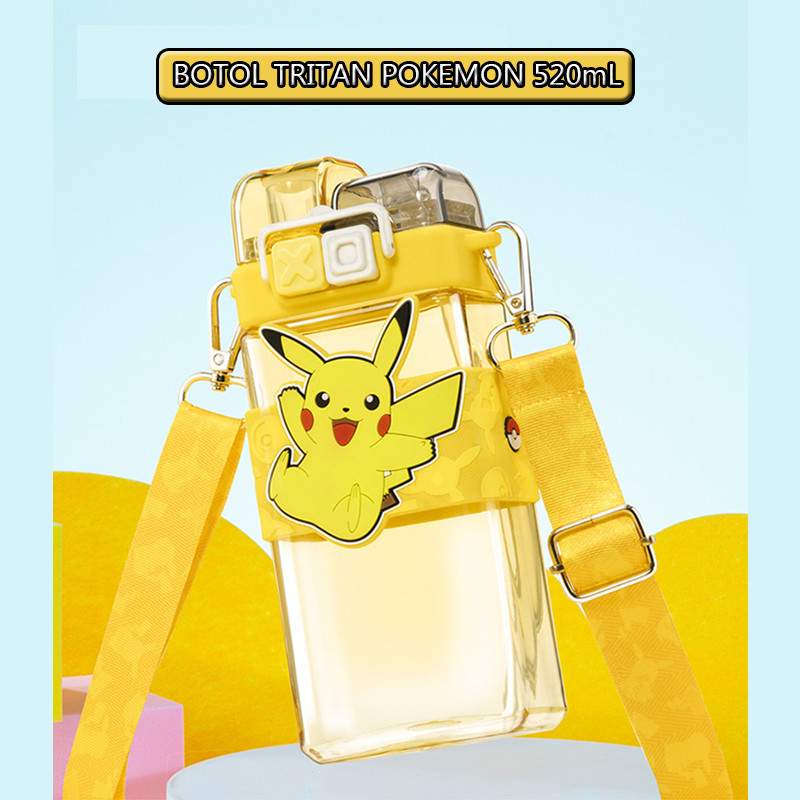 Jual ORIGINAL POKEMON LICENSE Botol Minum Karakter Pokemon Anak 520 mL 2in1 Teguk Sedot Tritan ...