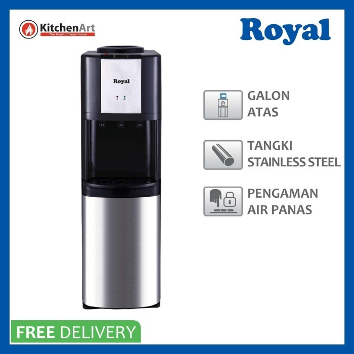 Jual Royal Top Load Water Dispenser with Cabinet RCM327TLIX | Shopee ...