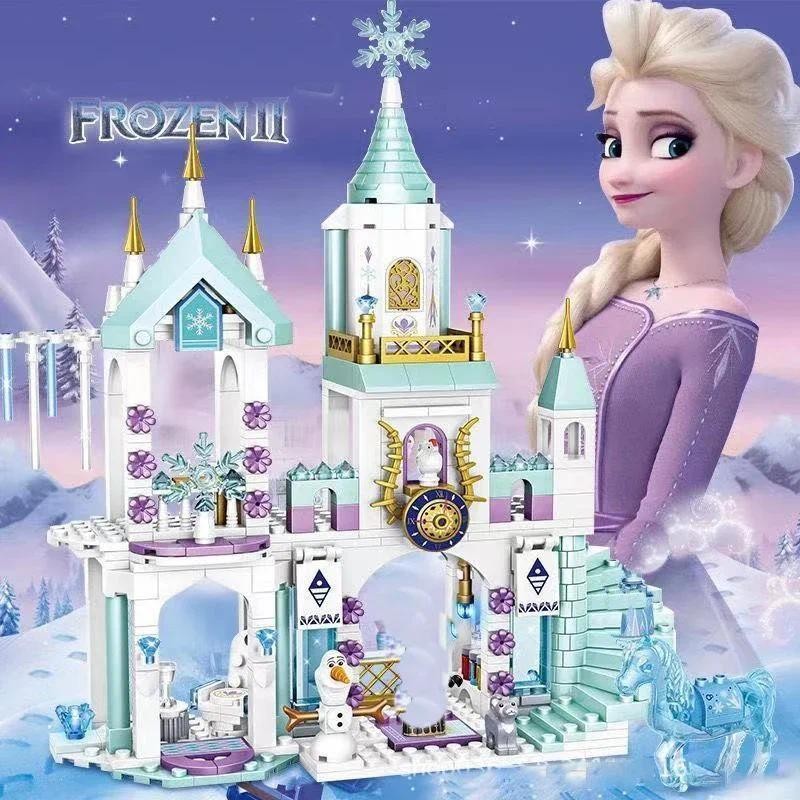 Jual Disney Anime Frozen Dream Princess Elsa Ice Castle Princess Anna ...
