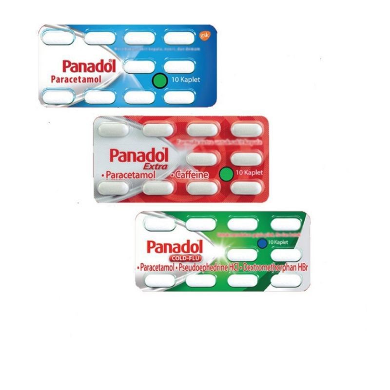 Jual Panadol Tablet Biru/Merah/Hijau | Shopee Indonesia