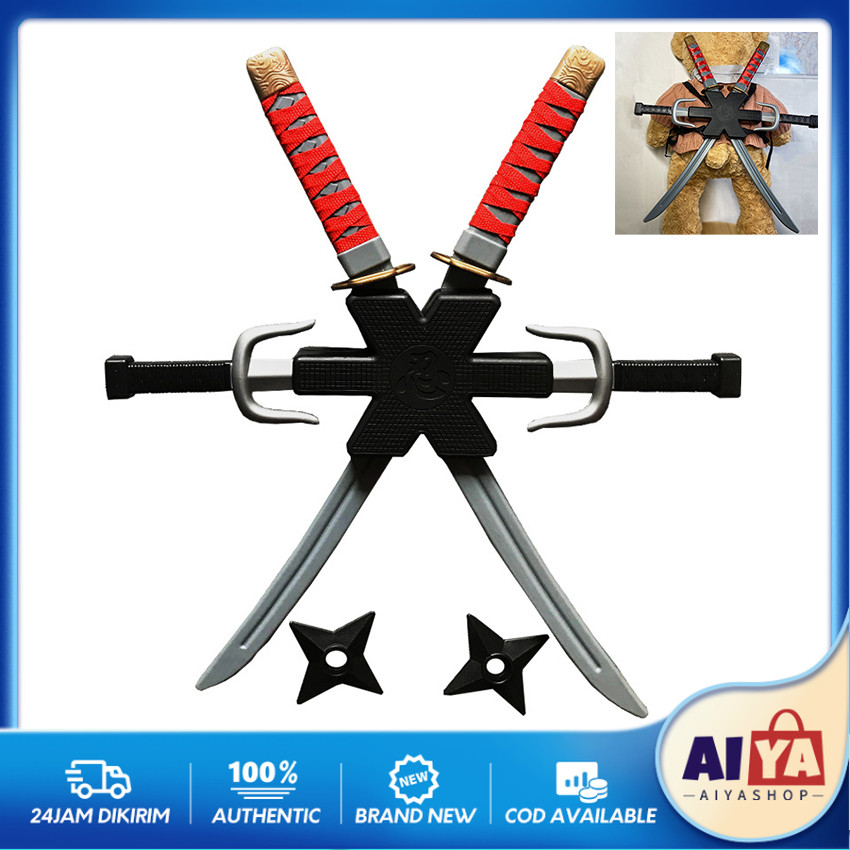 Jual 7Pcs Mainan Set Pedang Pedangan Ninja Cosplay - Mainan Anak Laki ...