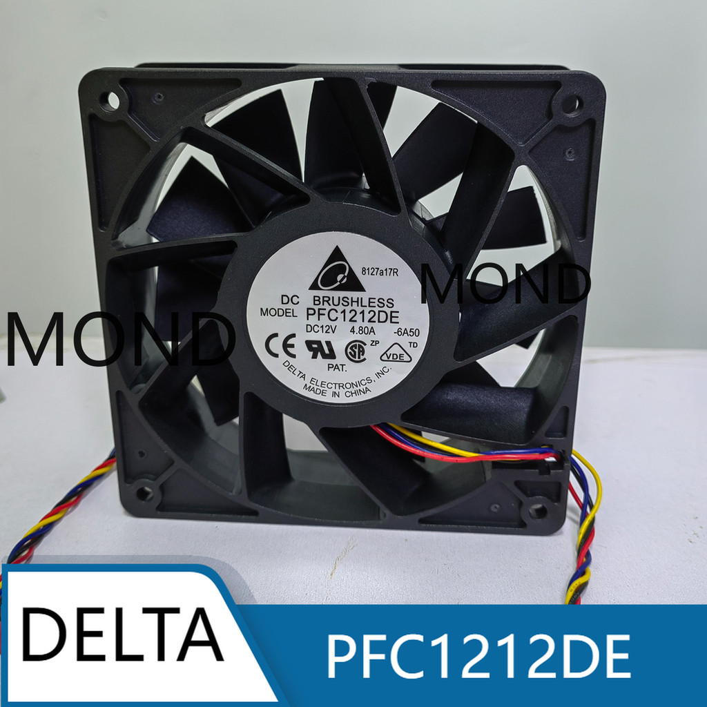 Jual Delta PFC1212DE Cooling Fan 12038 12CM 12V 4.8A Ultra Violent Industrial Equipment Server ...
