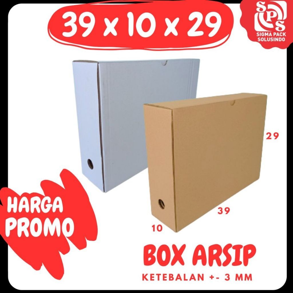 Jual Box File 39x10x29 / 38x10x28 / 40x12x28 Kardus File Arsip Packing ...