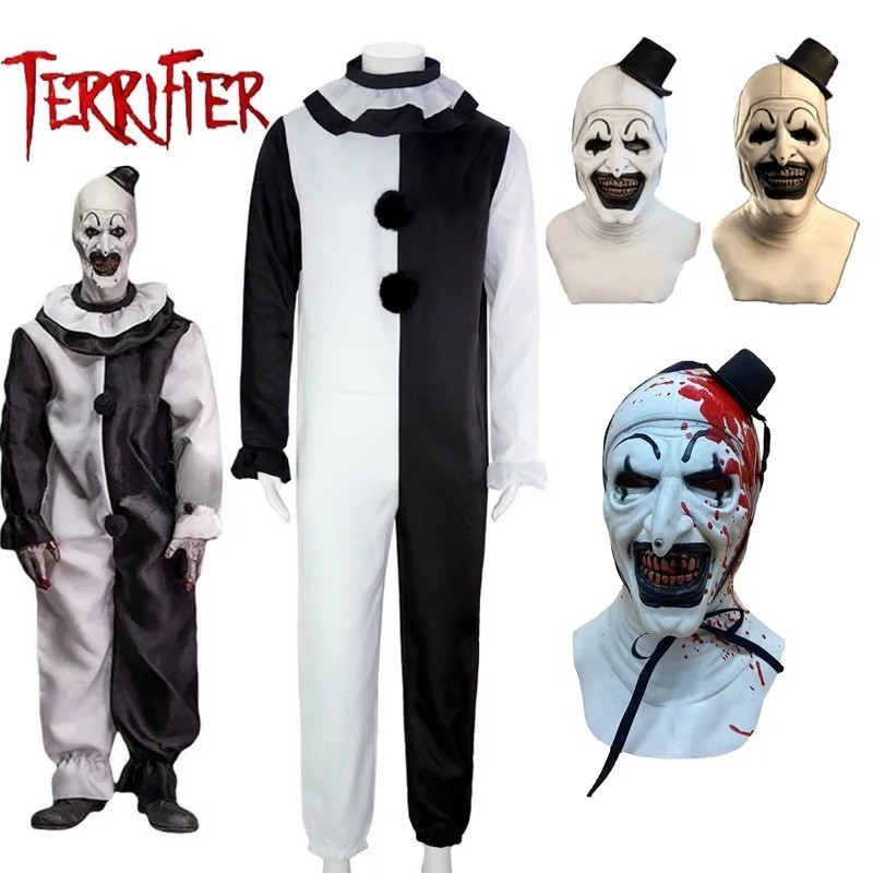 Jual Art The Clown Cosplay Movie Terrifier 2 Art The Clown Cosplay ...