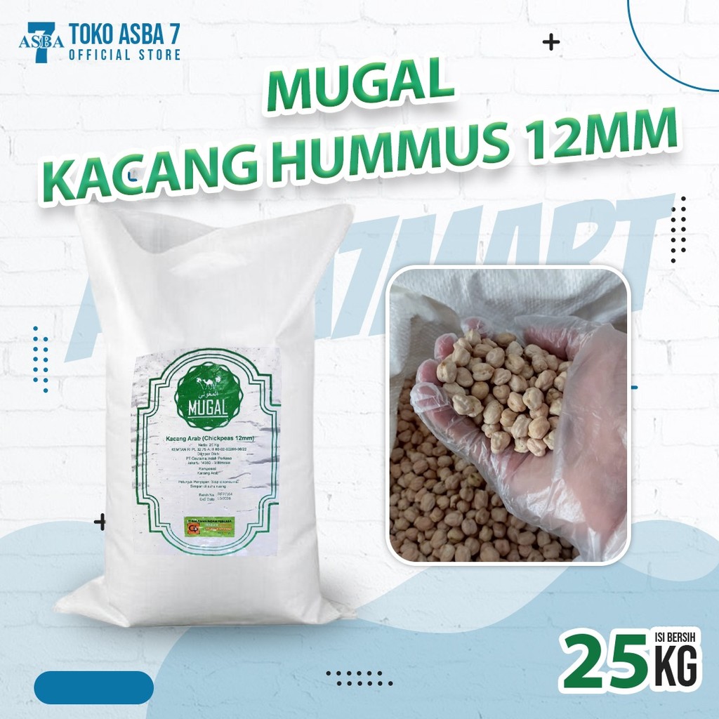 Jual MUGAL KACANG HUMUS/CHECKPEAS UK12 25KG | Shopee Indonesia
