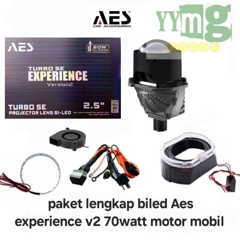 Jual PAKET BILED AES EXPERIENCE V2 70WATT LENGKAP AES TURBO SE 2.5INCH ...