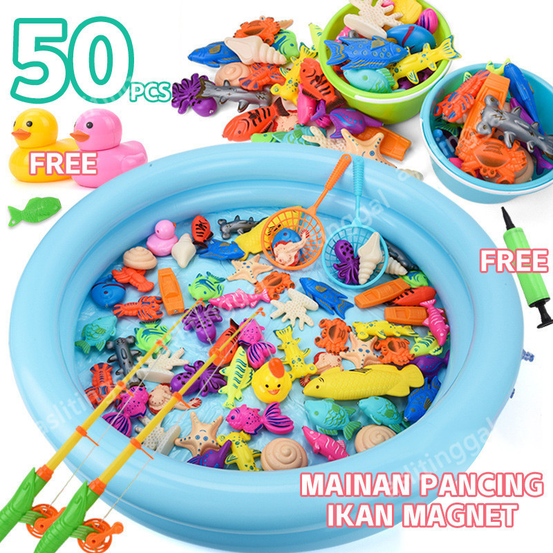 Jual MAINAN PANCING IKAN MAGNET DAN KOLAM PANCINGAN MAGNET ANAK ...