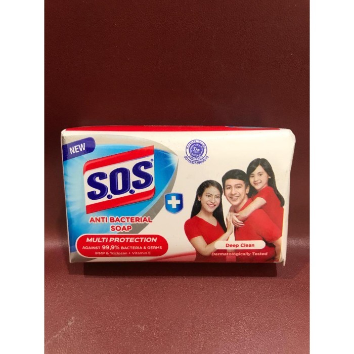 Jual NEW SOS BARSOAP ANTIBACTERIAL DEEP RED 75G | Shopee Indonesia