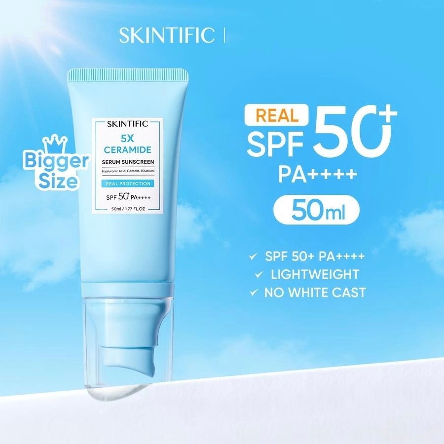 Jual Skintific 5X Ceramide Serum Sunscreen SPF50 PA++++ 50ml | Shopee ...
