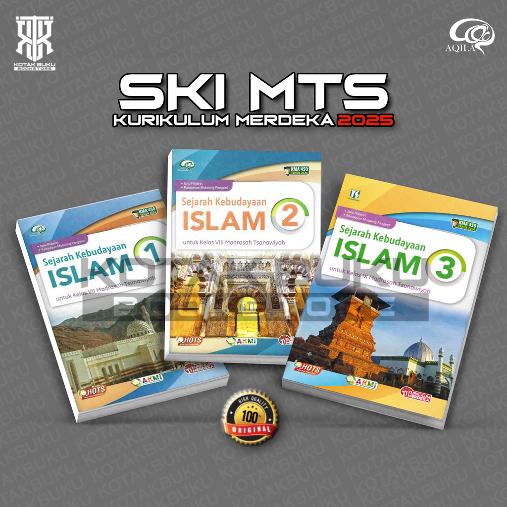 Jual Buku SKI MTS / SKI Kelas 7 8 9 MTS / Kurikulum Merdeka / Sejarah Kebudayaan Islam / SKI MTS ...