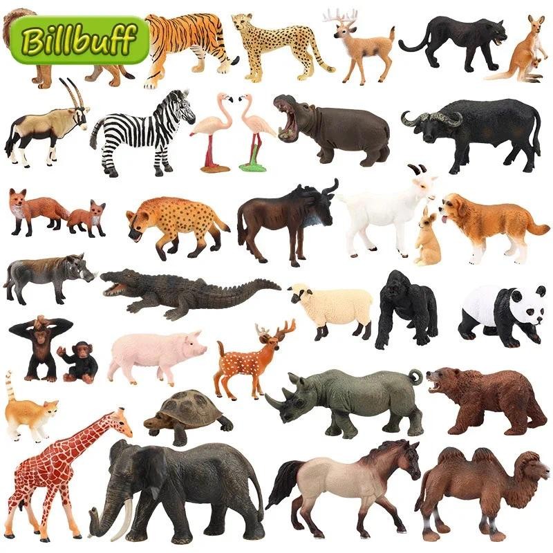 Jual Simulation Wild Zoo Animal Chimpanzees Lion Tiger Horse Model ...