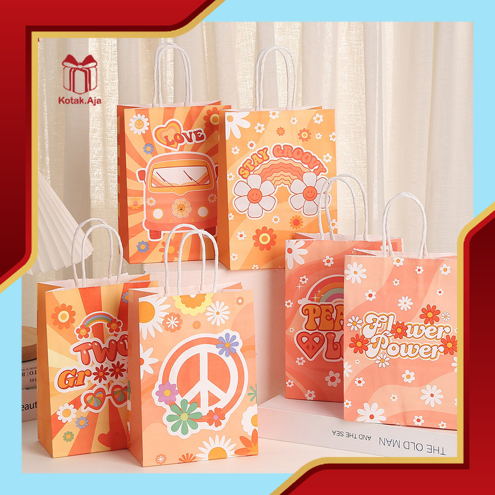 Jual Paper Bag Kraft / Paper bag Ultah / Paper Bag Kartun / Tas Kado ...