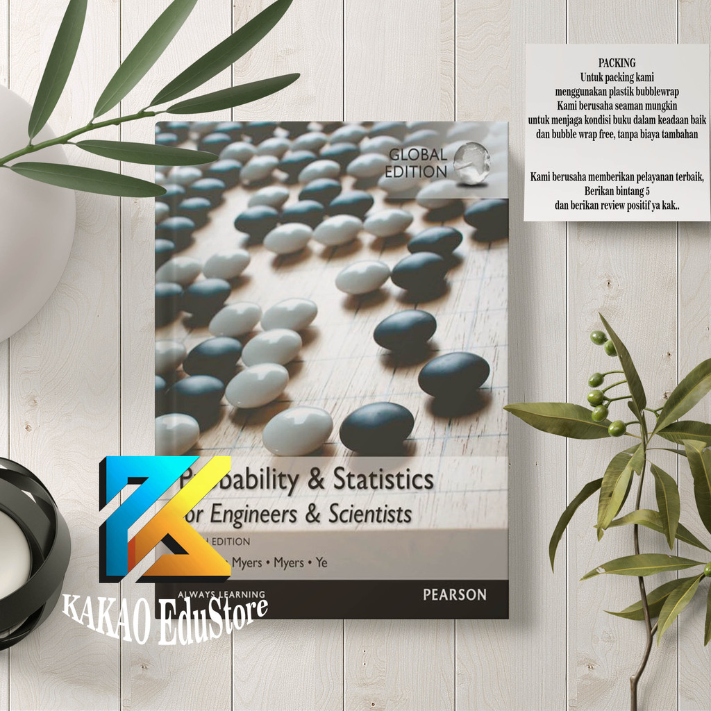 Jual Pearson Probability & Statistics for Engineers Scientists Ninth Edition | Shopee Indonesia