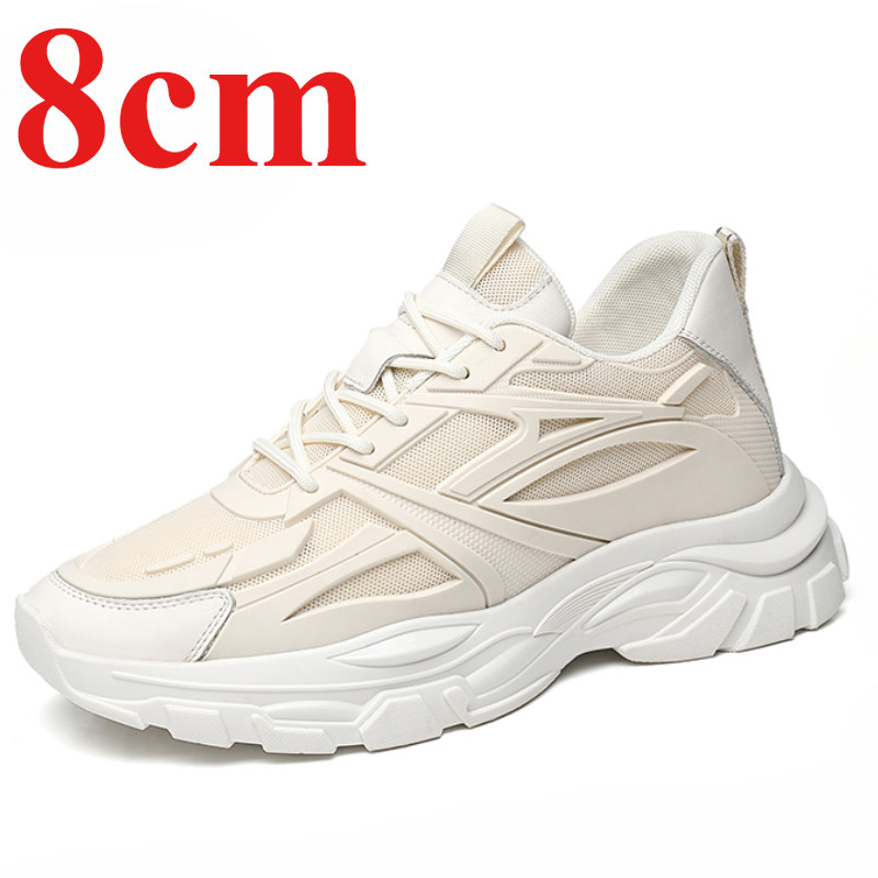 Jual Heightening Shoes for Men's Casual Sneakers Height Increase Insole ...