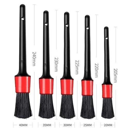 Jual 5in1 detailing brush set kuas pembersih motor mobil isi 5 sikat ...