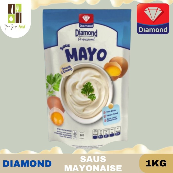 Jual Diamond Saus Mayo 1Kg / Mayonaise / Mayonais / Saos Mayo ...