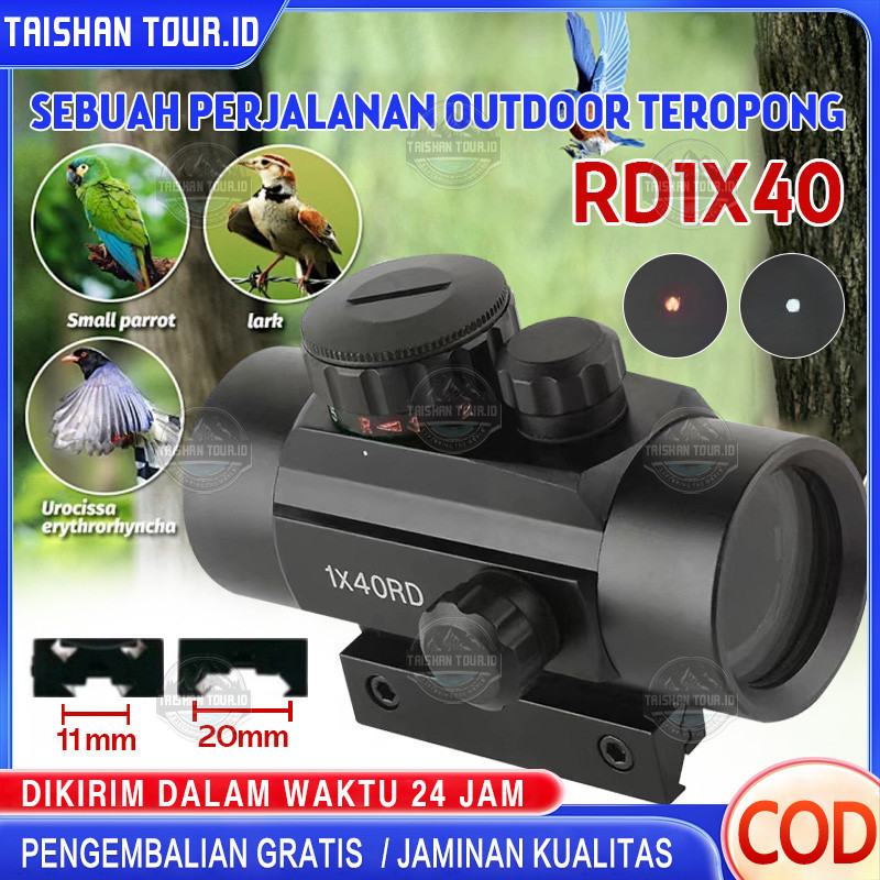 Jual Redot 1x40 Rd Red Dot Busnell Laser Redot Redot Scope Barry ...