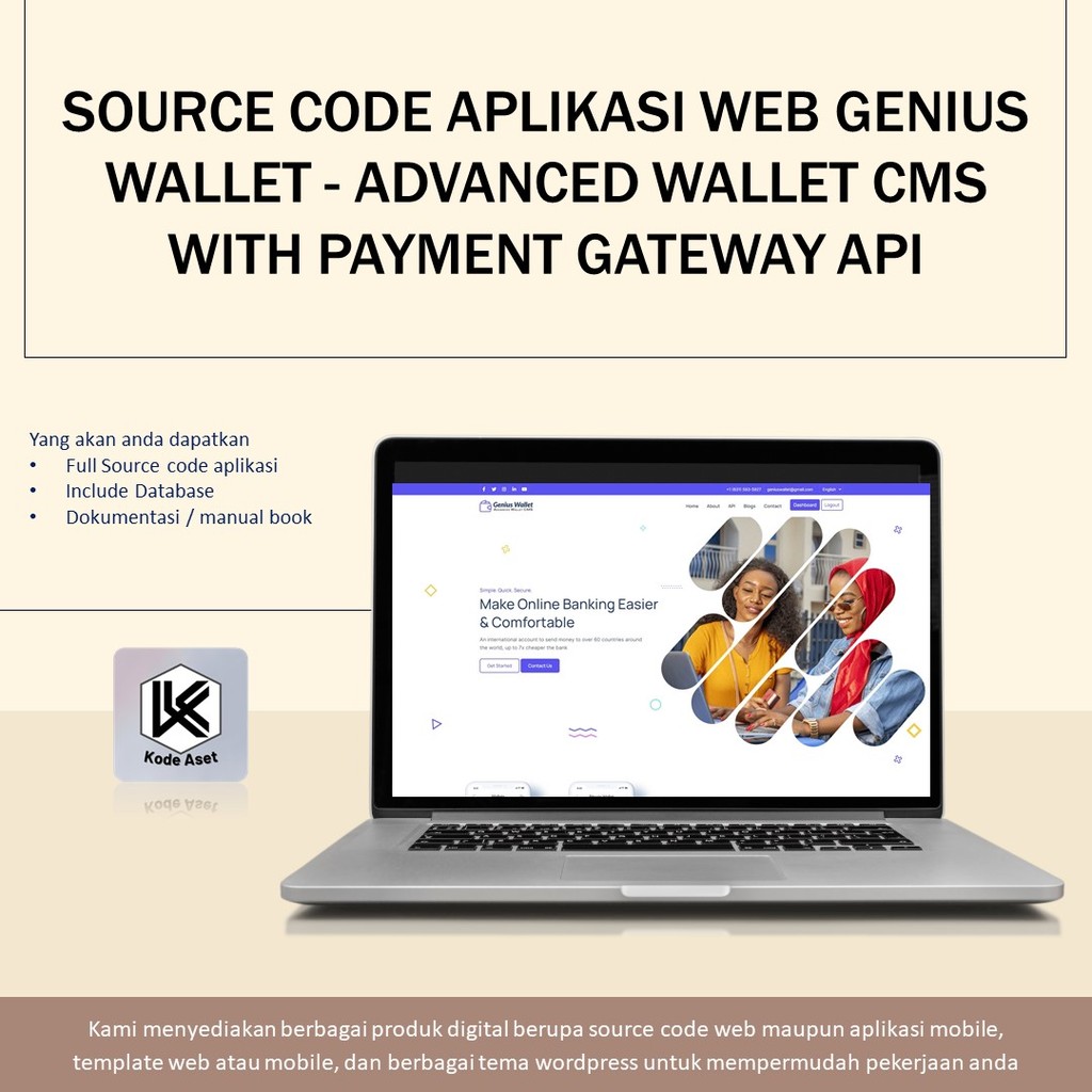 Jual SOURCE CODE APLIKASI WEB GENIUS WALLET - ADVANCED WALLET CMS WITH PAYMENT GATEWAY API ...