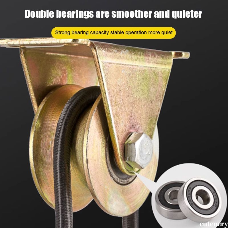 Jual Roda Pintu Pagar Besi Roda Pagar Model U & V Roda Besi Pagar Roda ...