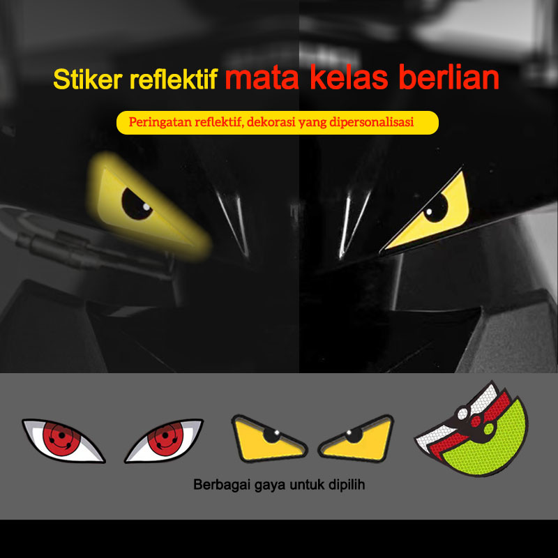 Jual popocola/Stiker reflektif sepeda motor/stiker reflektif peringatan ...