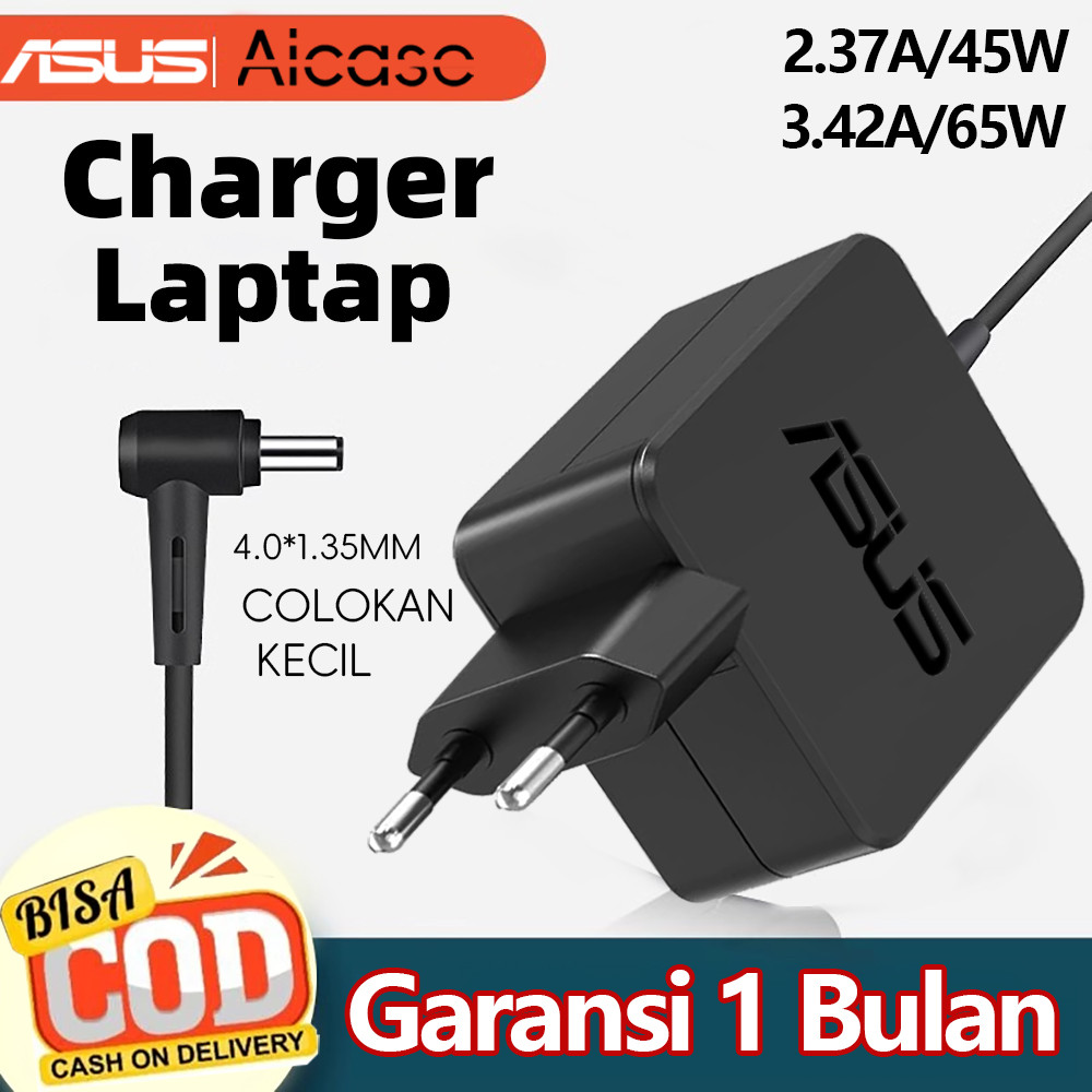 Jual Aicasc-Asus Laptop Vivobook Charger Original Small Plug Pin Bulat ...
