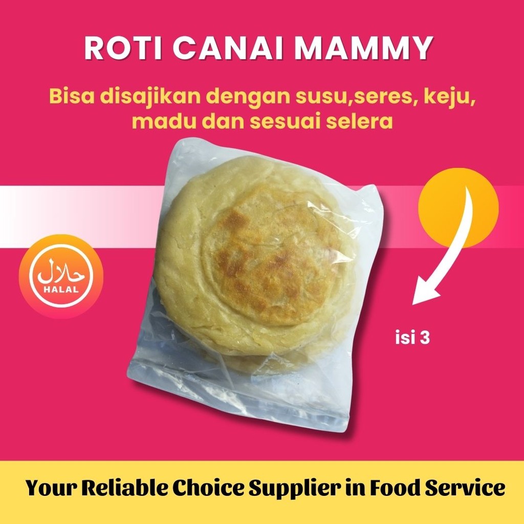 Jual Roti Canai Maryam Frozen Roti Cane | Shopee Indonesia