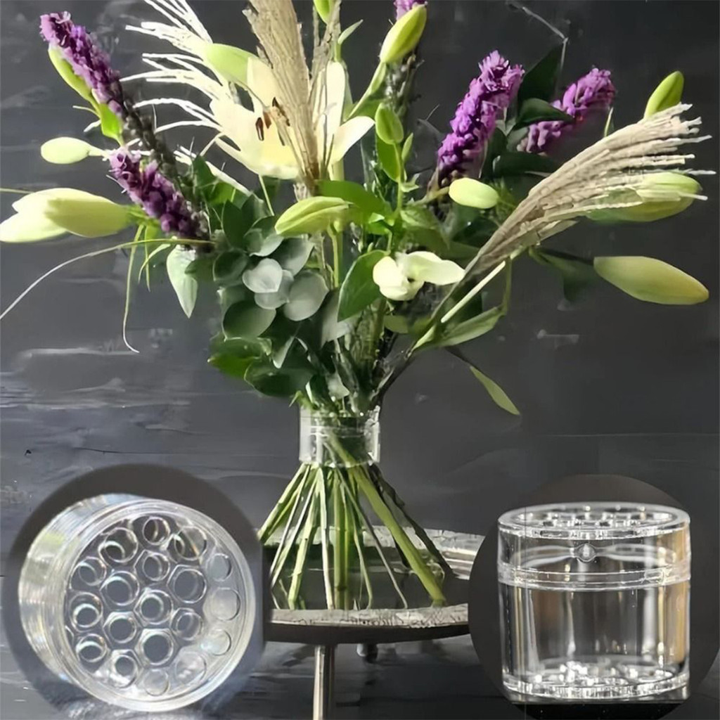 Jual Plastik Bouquet Floral Arranger Tool /Spiral Ikebana Stem Holder ...