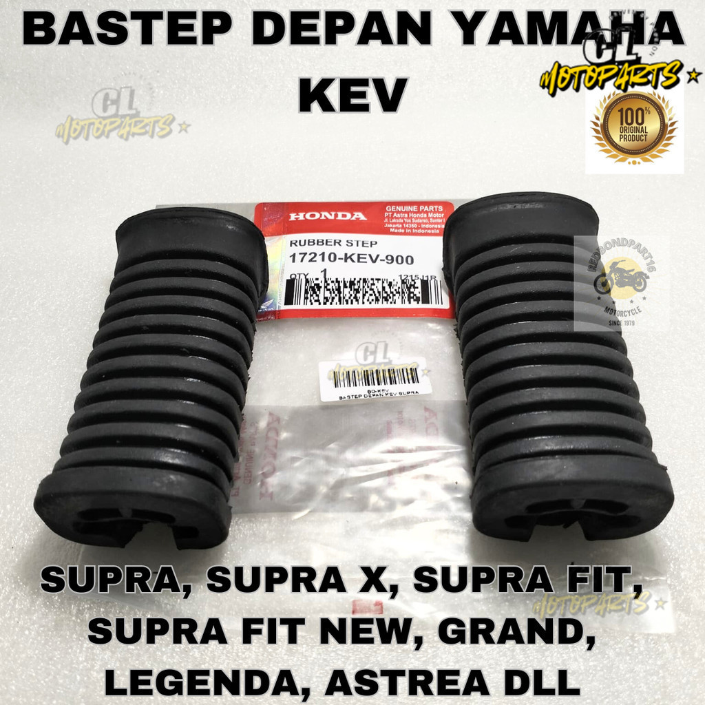Jual CL - Karet Step Depan Supra X Lama , Legenda , Astrea, Supra Fit ...