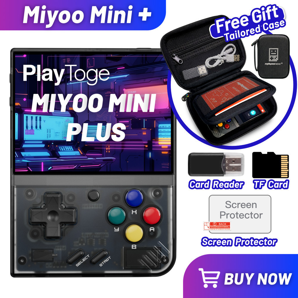 Jual Miyoo Mini Plus Handheld Game Console, 3.5 Inch IPS 640x480 Screen ...