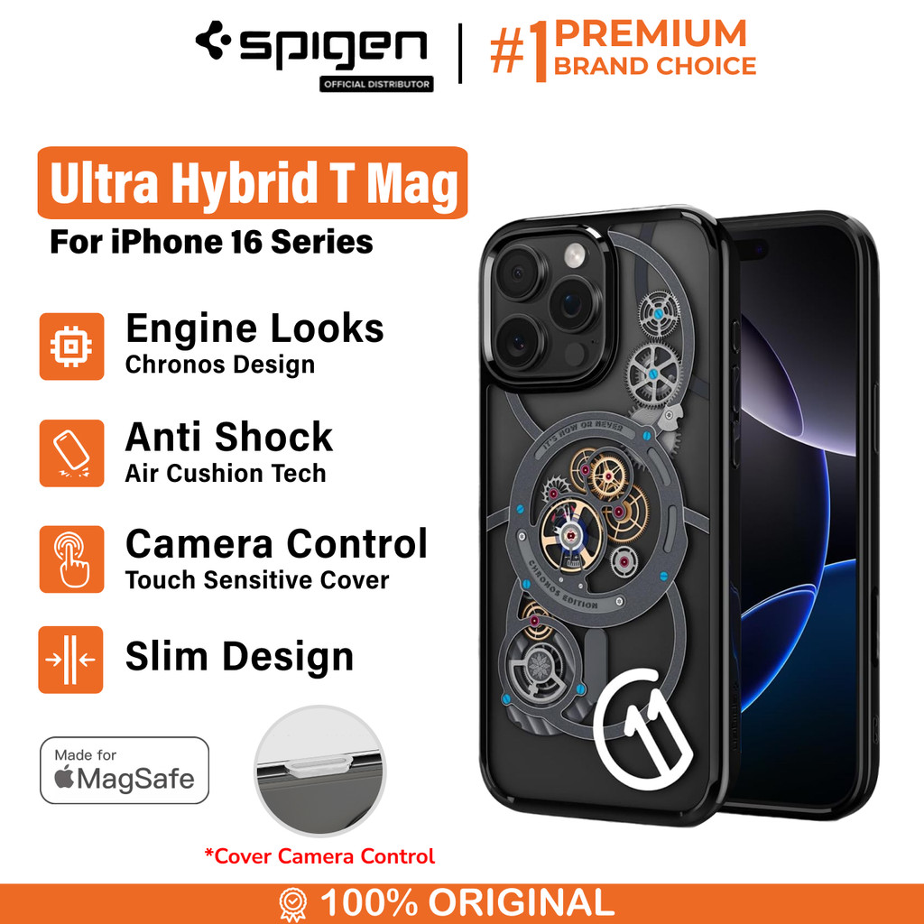 Jual Case iPhone 16 Series Pro Max Plus Spigen Ultra Hybrid Chronos T ...