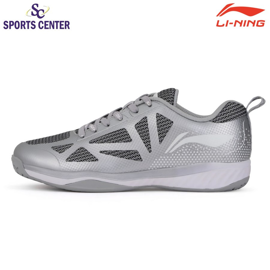 Jual New Sepatu Badminton Lining Ultra Fly II / 2.0 AYTT049 Silver ...