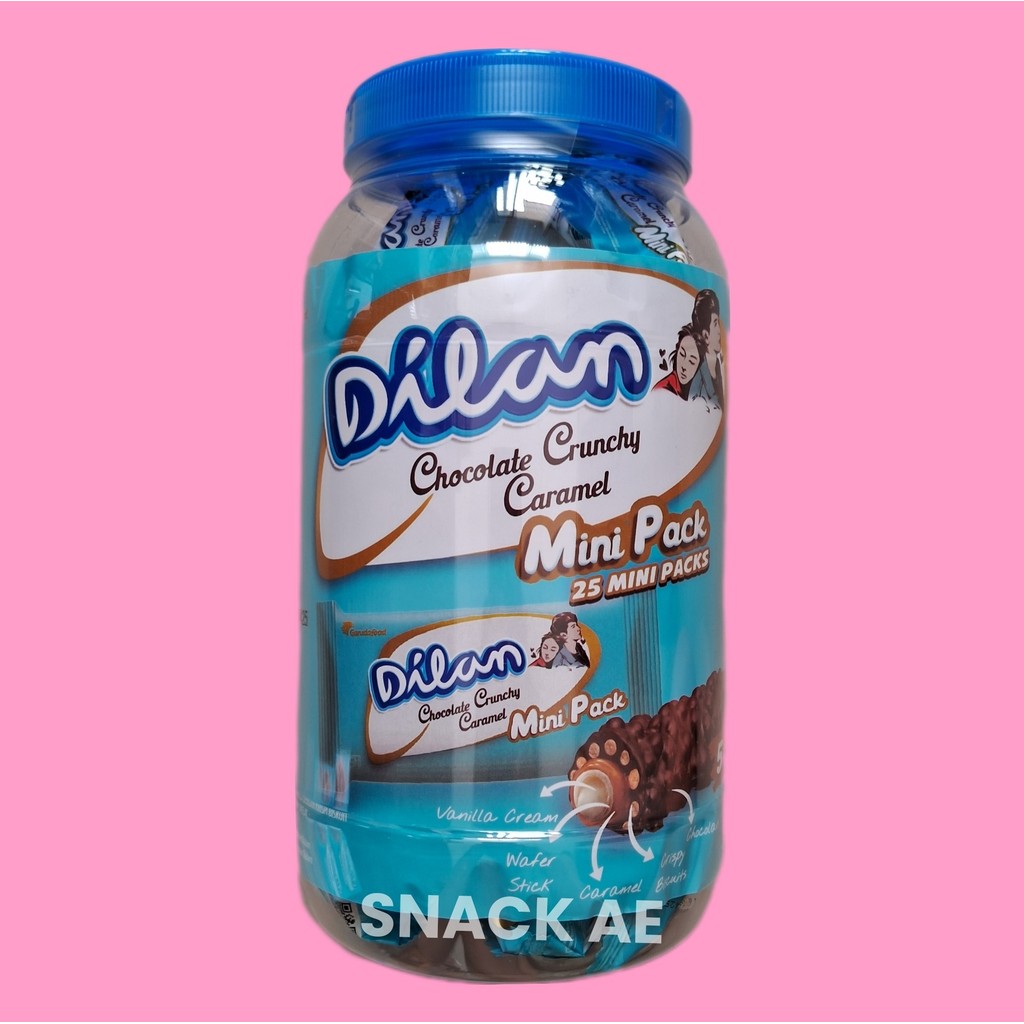 Jual Garuda Food Dilan Chocolate Crunchy Caramel Mini Pack Jar / Toples ...