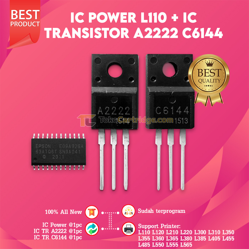 Jual Paket Bundling IC TR Epson A2222 + C6144 IC Power Mainboard Board ...
